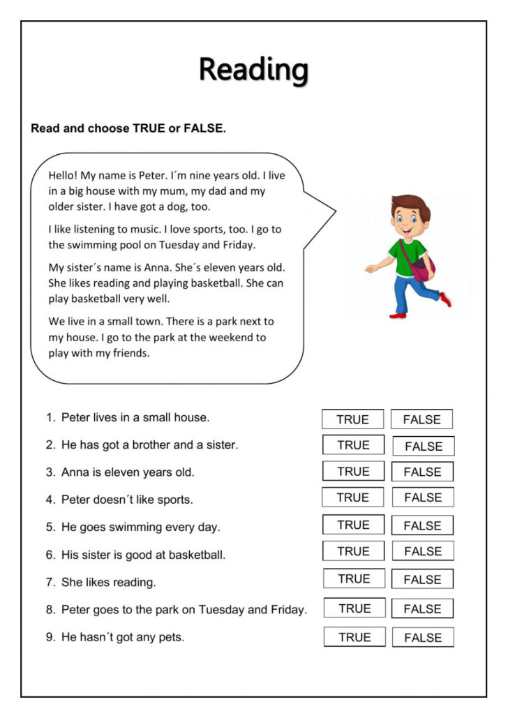 Reading Comprehension Exercises A2 Reading Comprehension Worksheets Reading Comprehension Exercises A2 Reading Comprehension Worksheets