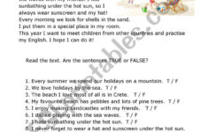 Short Story Reading Comprehension Worksheets | Reading Comprehension ...